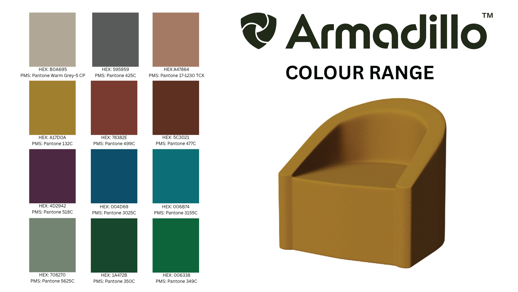 Armadillo® Colours | Abecca By Design